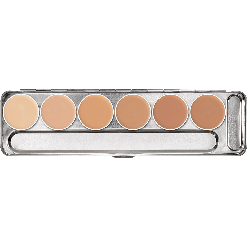 Kryolan Professional Makeup - Dermacolor Camouflage Creme Palette - 6 ...