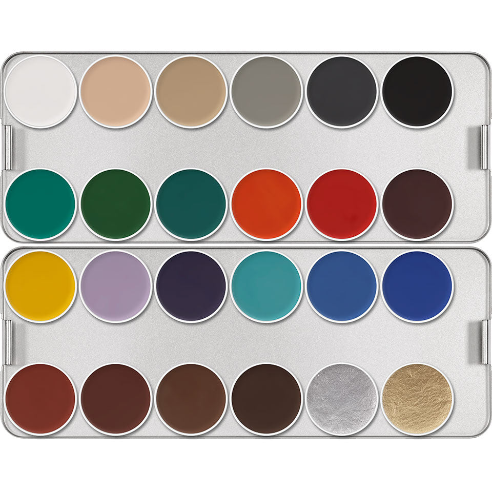 Kryolan Professional Makeup - Aquacolor Palette – Backstage Cosmetics Inc.